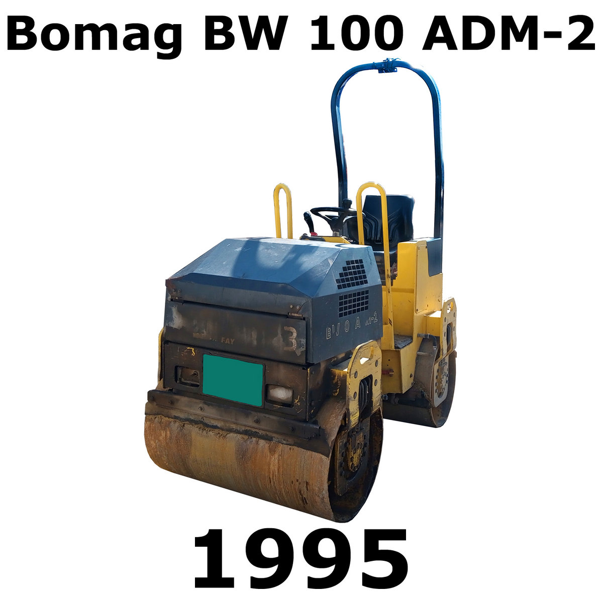Bomag BW 100 ADM-2 1995 road roller | Krampfstadt Studio