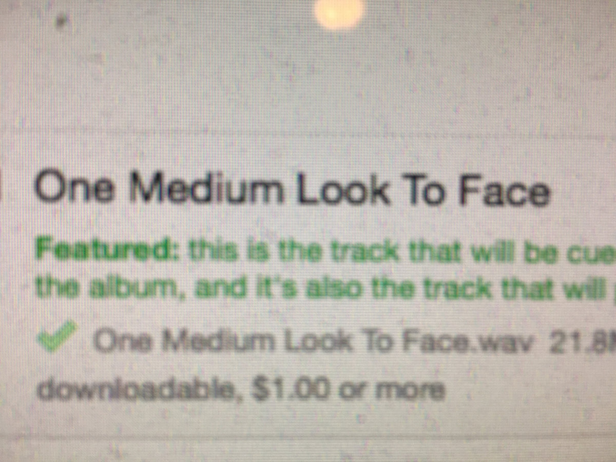 One Medium Look To Face | Jay Fitzgerald