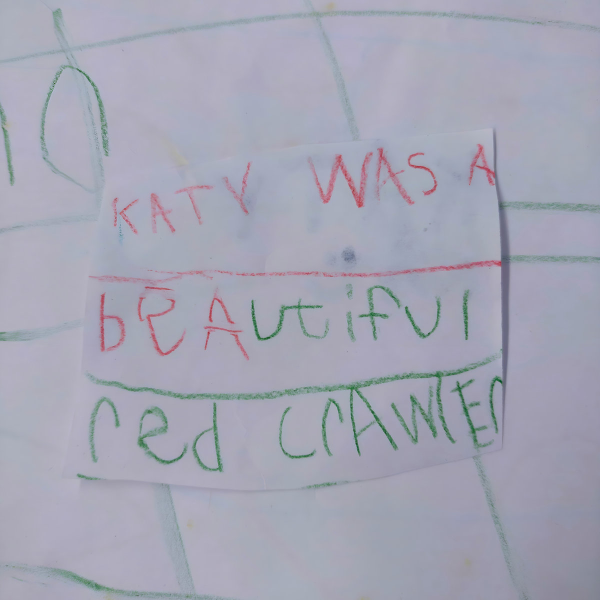 katy was a beautiful red crawler | Kroidi