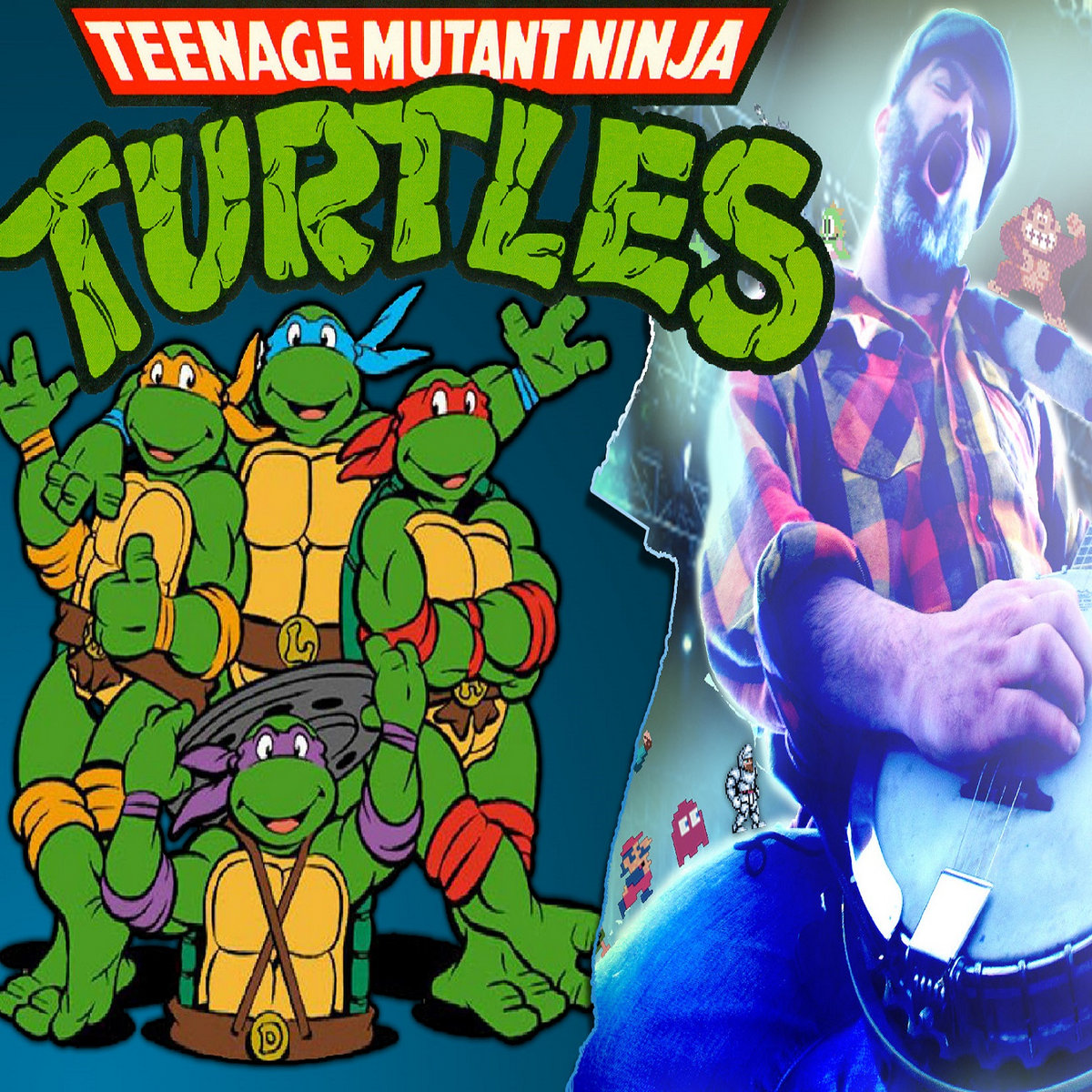 Teenage Mutant Ninja Turtles theme | Banjo Guy Ollie