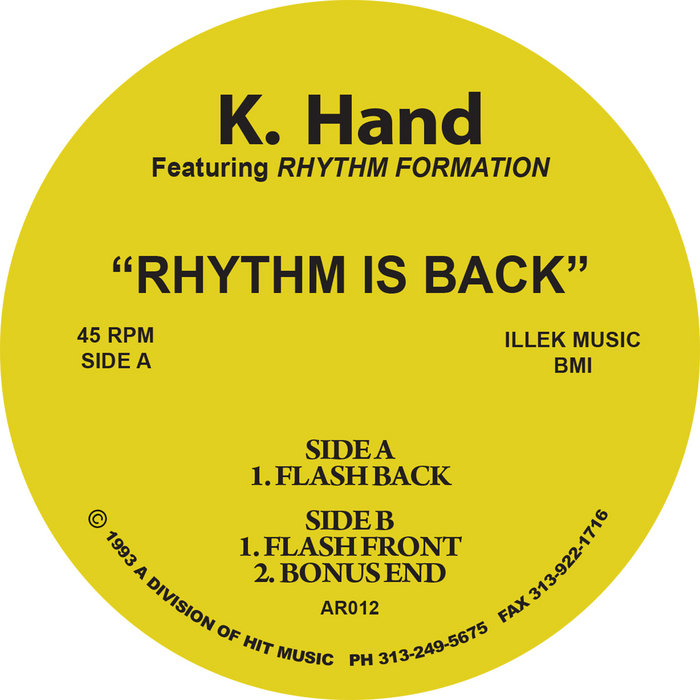 Rhythm Is Back EP | K-HAND | Acacia Records.