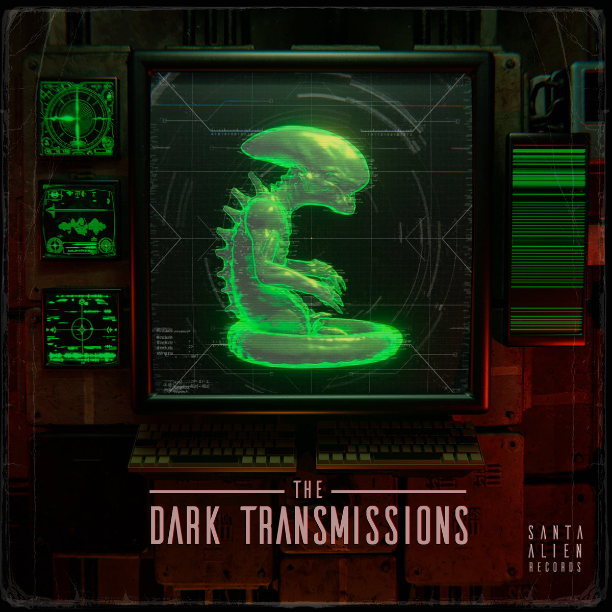 The Dark Transmissions | V.A Santa Alien Recs | Santa Alien Records