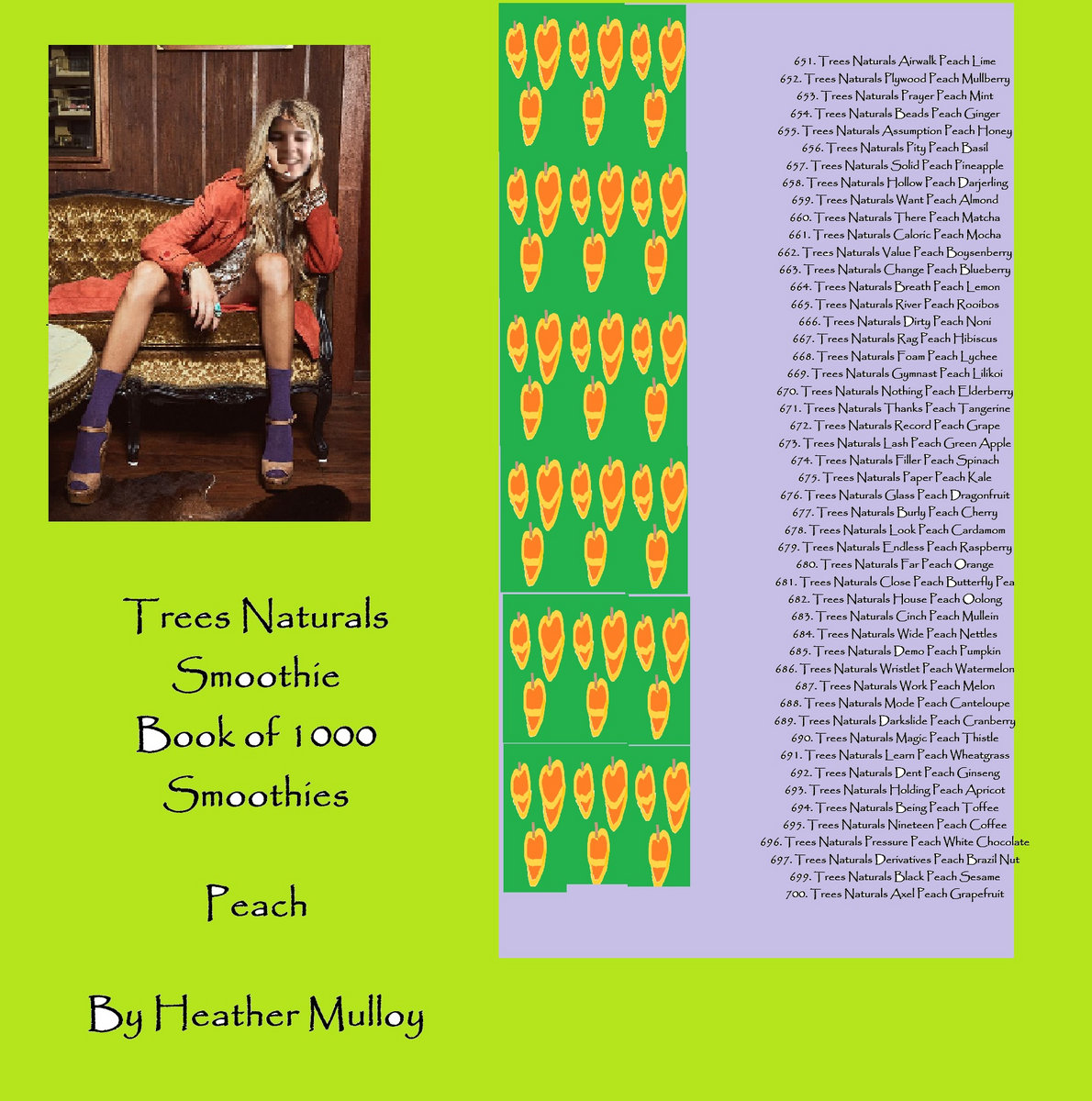 Trees Naturals Smoothies: Book of 1000 Smoothies: Peach | Trees Naturals