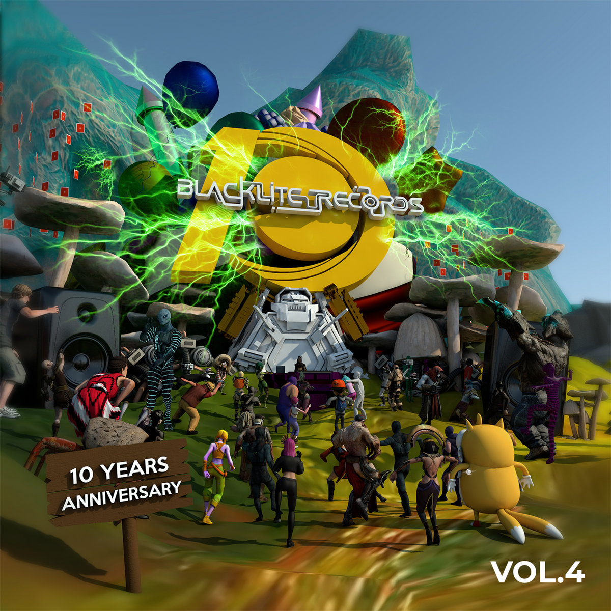 Blacklite Records 10 Years Anniversary Vol 4 | AA/VV | Blacklite ...