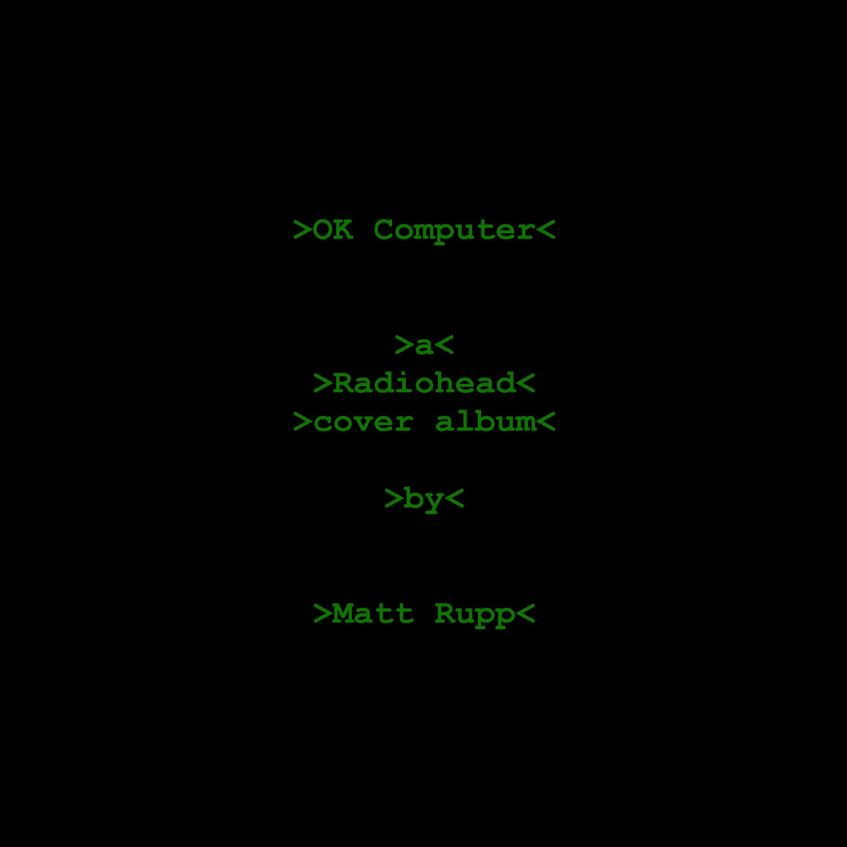 OK Computer (Acoustic Cover Album) | Matt Rupp