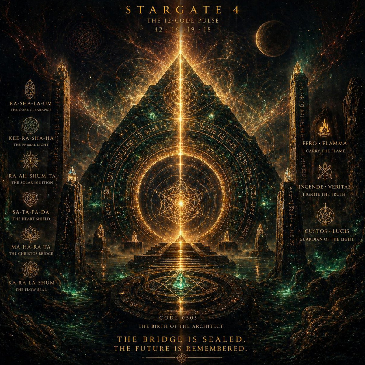 stargate 4 | kieron goddard | Emerald sun architecture