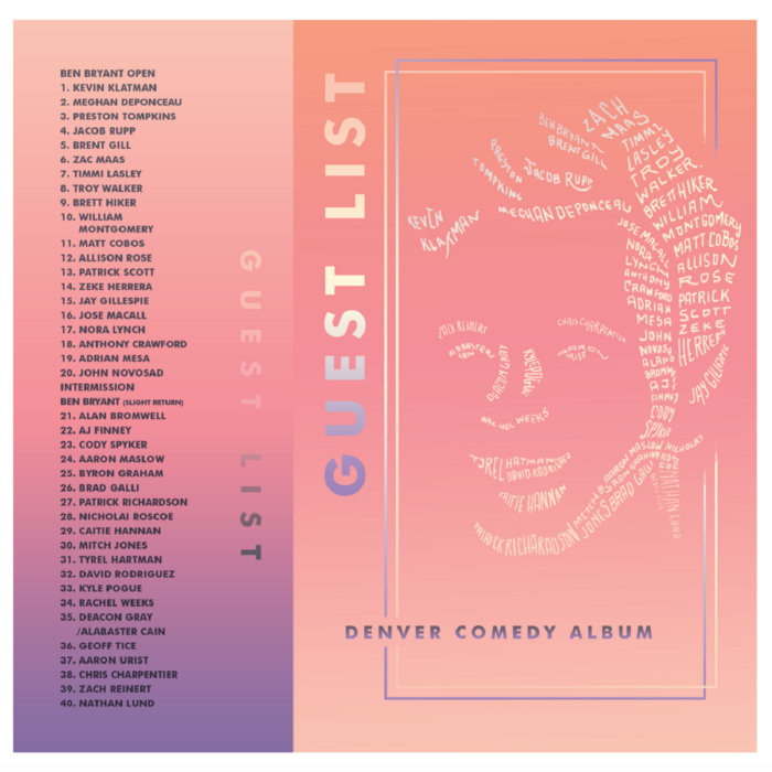 GUEST LIST: Denver Comedy Album | Middlename Records