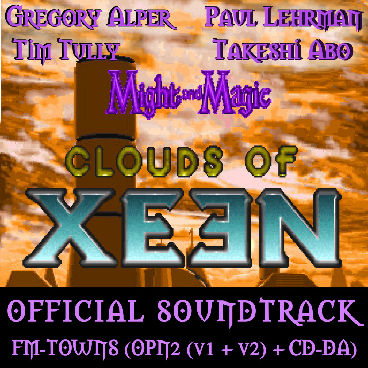 Might and Magic IV: Clouds of Xeen Official Soundtrack Collection (FM-TOWNS) | Takeshi Abo (阿保 剛 ...