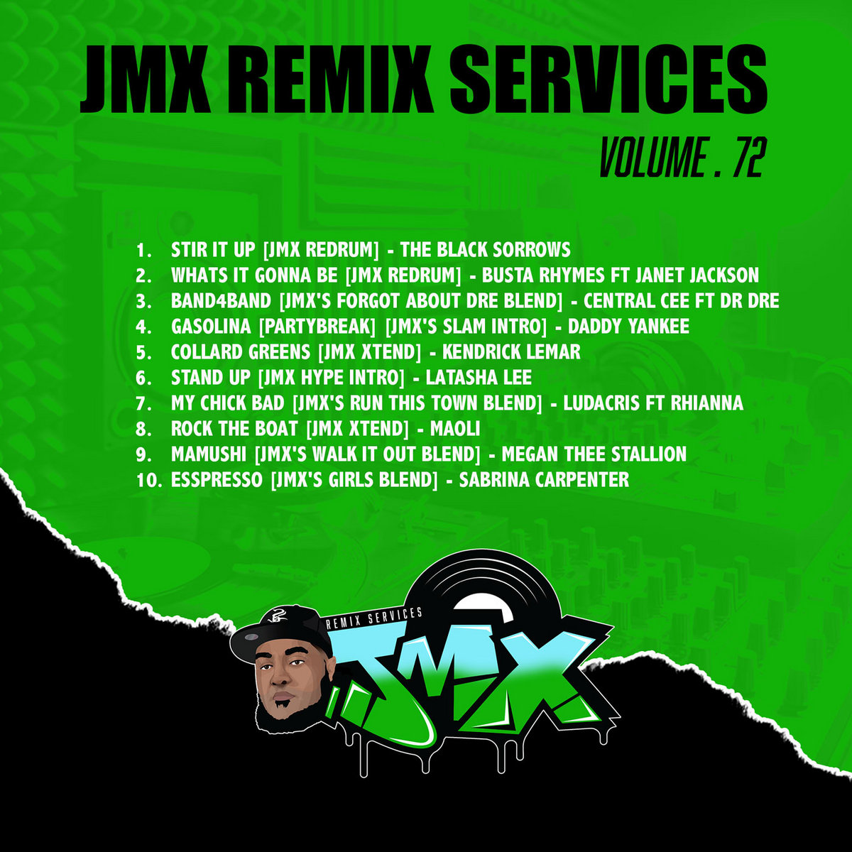 JMX REMIX SERVICES VOLUME.72 | DJ J-MIXX GC