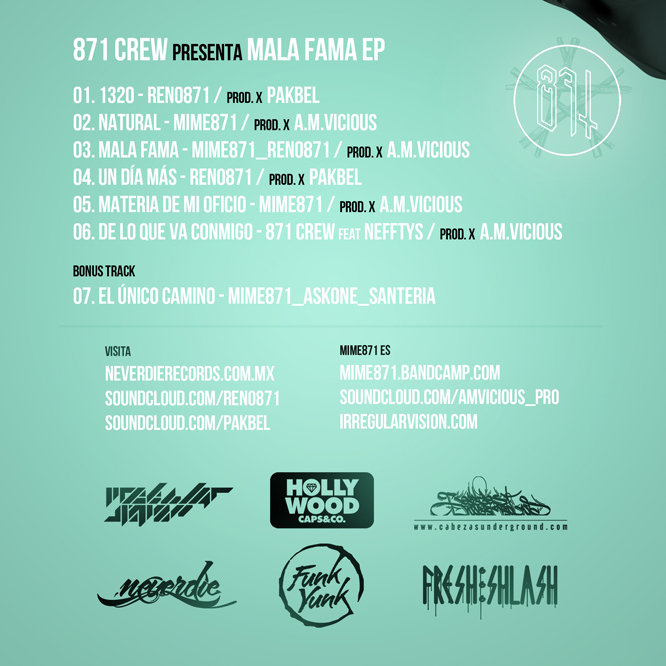 01. 1320 - Reno871 (prod. x Pakbel) | 871 Crew | Mime871