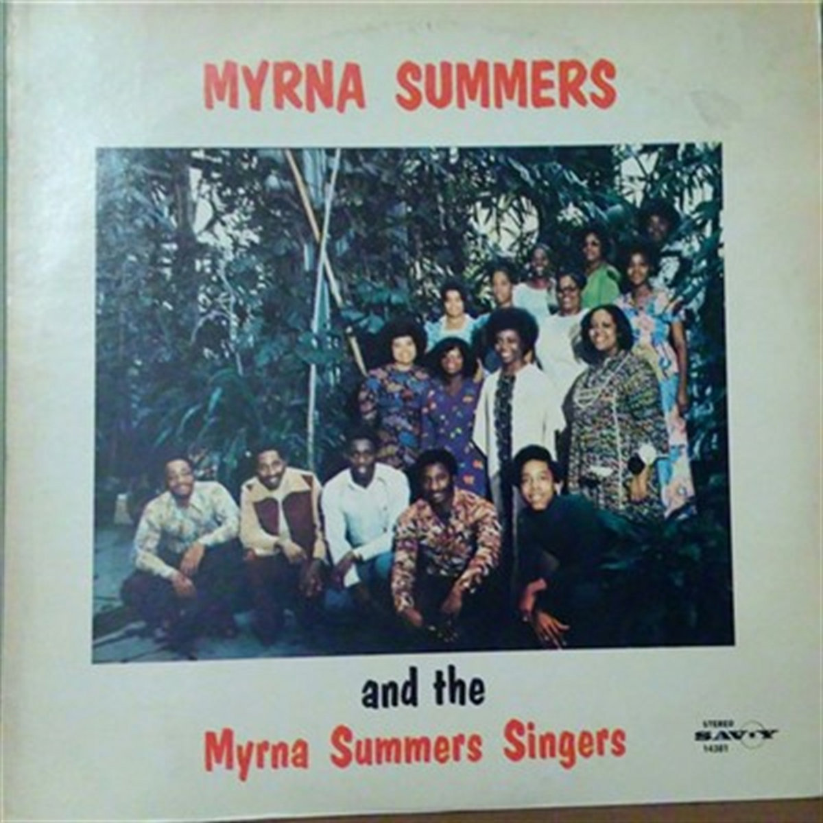 Myrna Summers And The Myrna Summers Singers | Myrna Summers