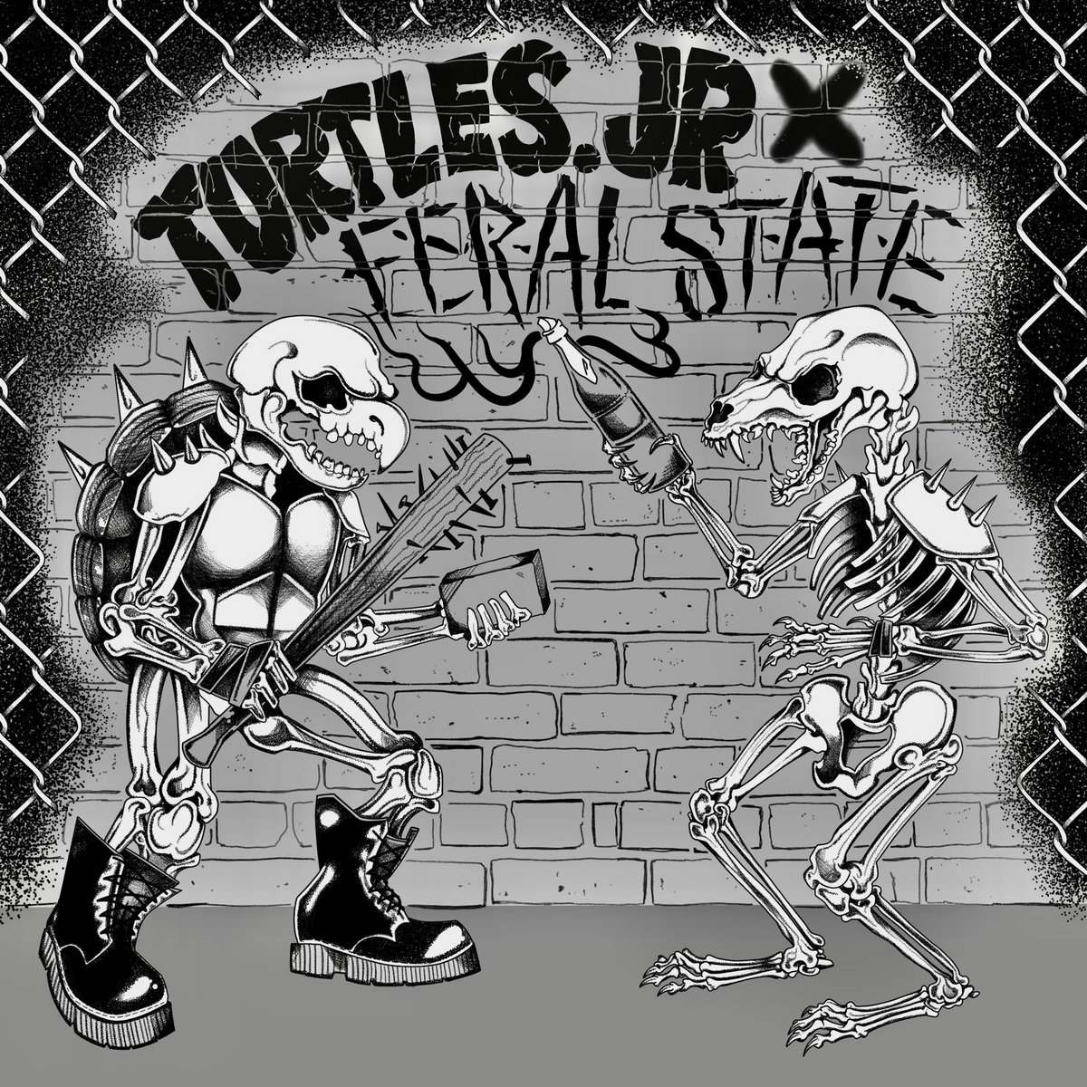 Split Album Turtles Jr X Feral State (Live) | TURTLES JR
