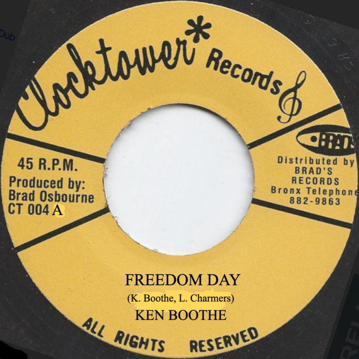 Freedom Day [SINGLE] | Ken Boothe | Brad Osborne