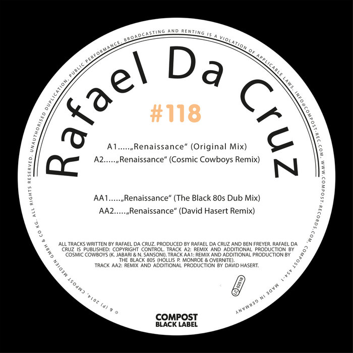 Compost Black Label #118 | Rafael Da Cruz | Compost Records
