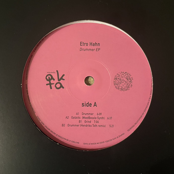 Drummer EP incl. Hendriks Toth rmx | Etro Hahn, Hendriks Toth | AKTA ...
