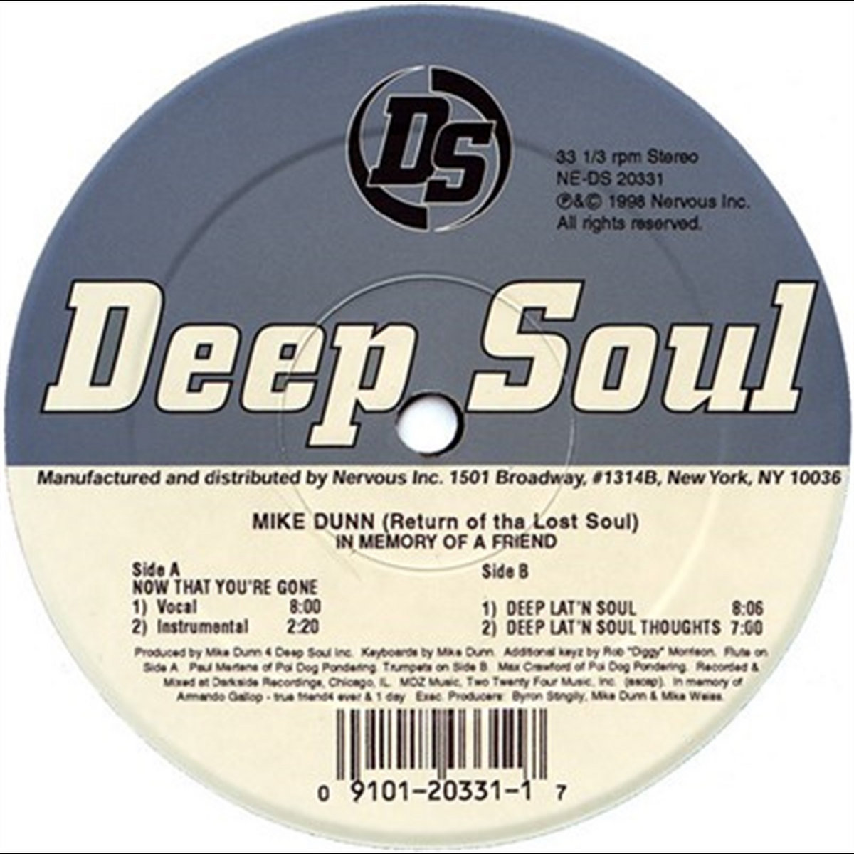 Return Of Tha Lost Soul In Memory Of A Friend | Mike Dunn