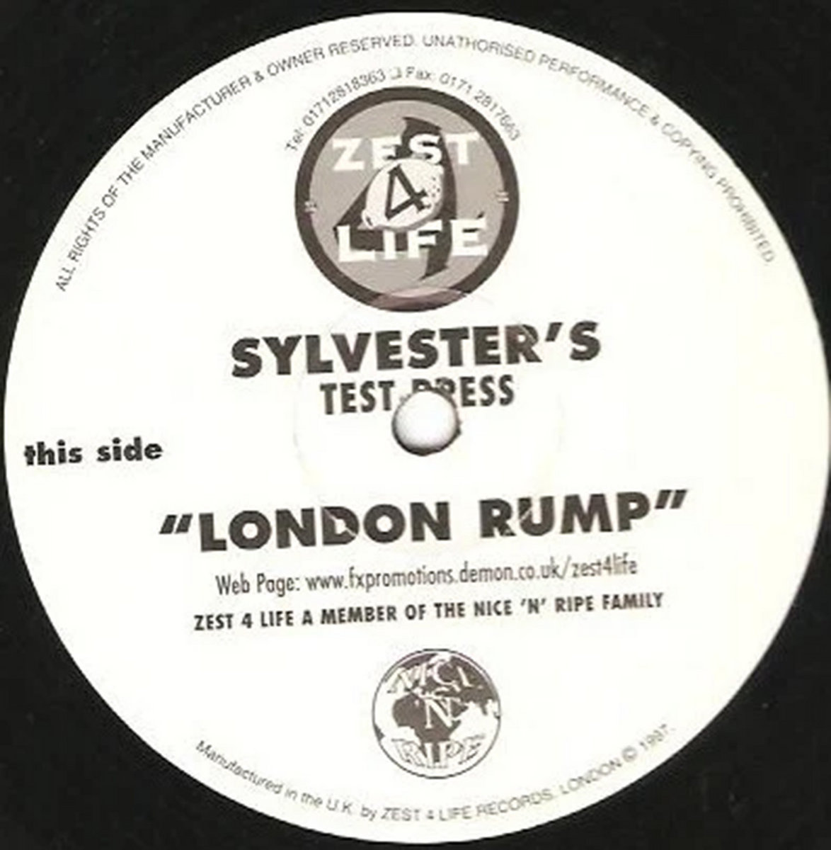 Jeremy Sylvester - London Rump EP | Jeremy Sylvester