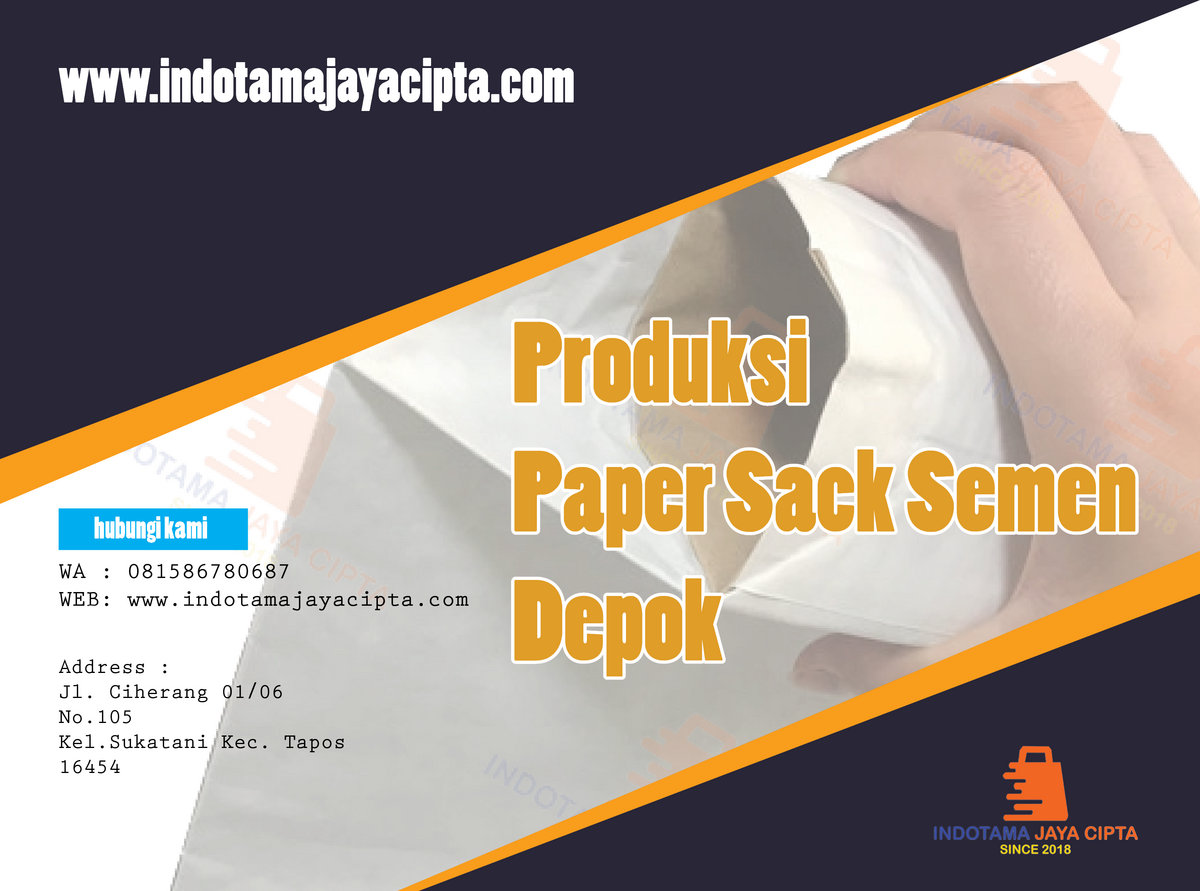 Produksi paper sack | Indotama Jaya Cipta
