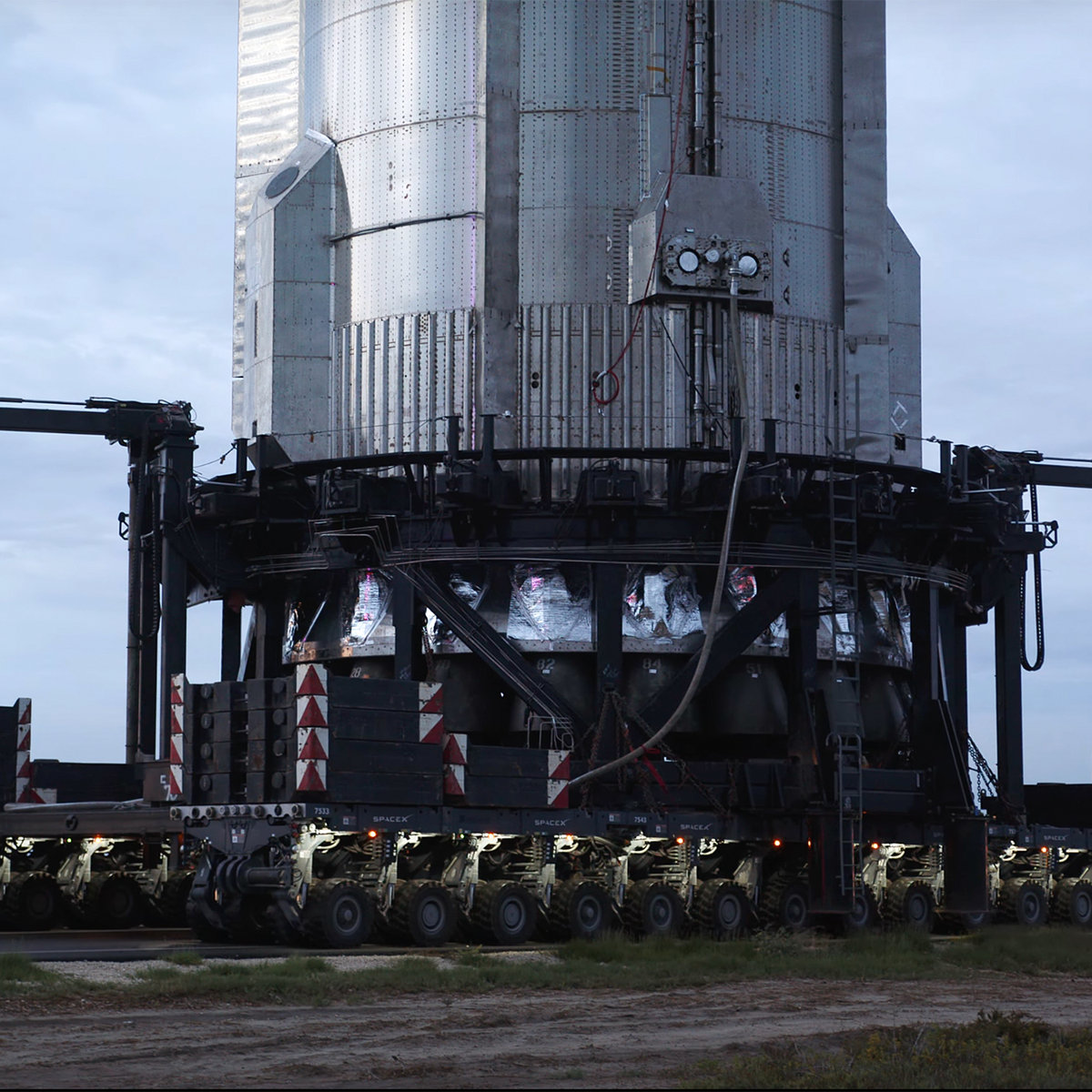 Starship SPMT Rollout Sounds | Cosmic Perspective