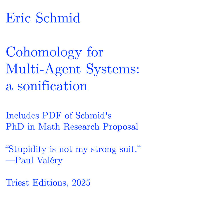 Cohomology for Multi-Agent Systems: a sonification | Eric Schmid | Triest Editions