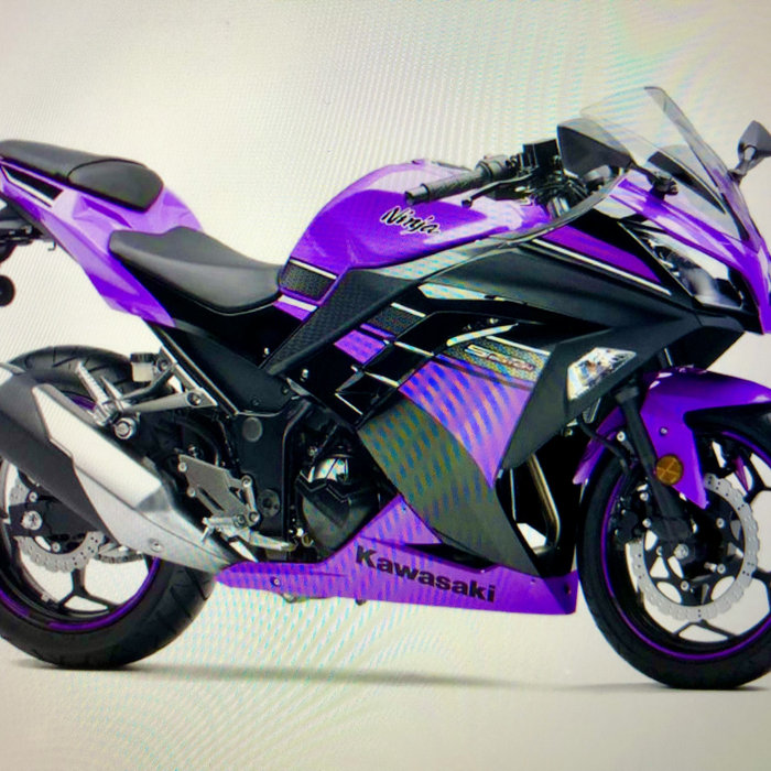 Purple Kawasaki Ninja | Wil Greenstreet