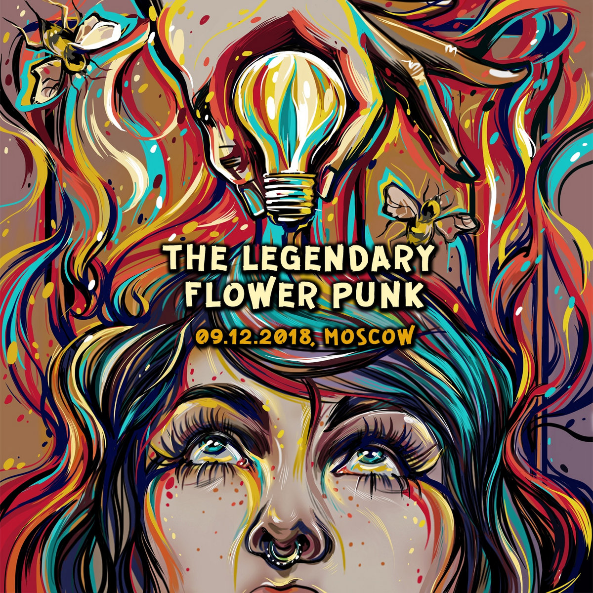 Moscow, RU 09/12/2018 | The Legendary Flower Punk