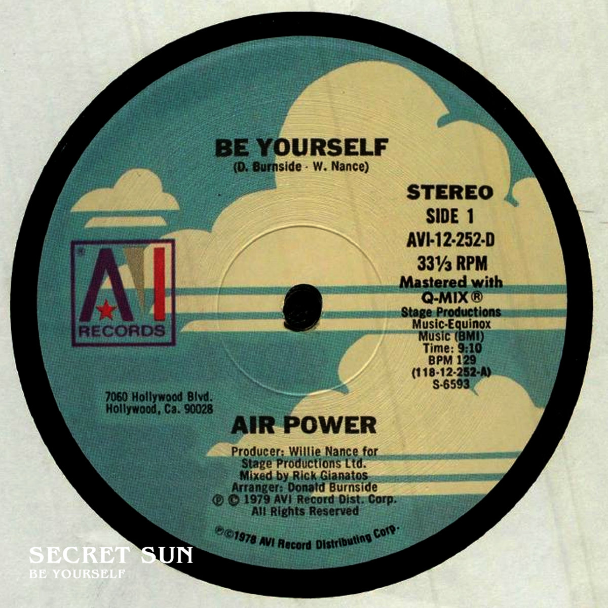 Air Power - Be Yourself (Secret Sun Remix) [2023] | Secret Sun