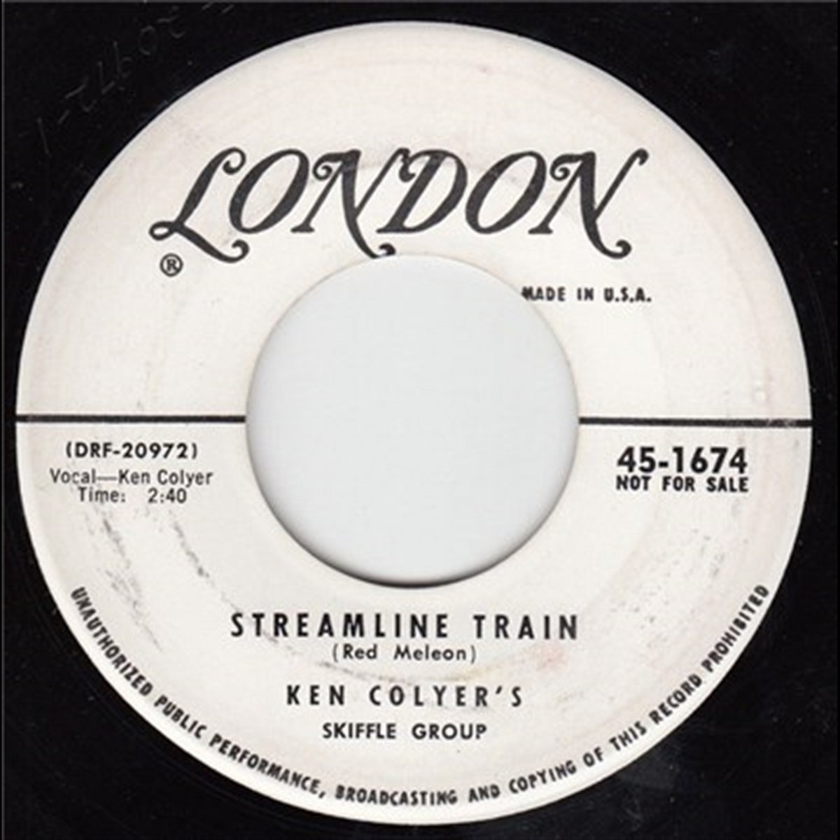 Streamline Train Casey Jones | Ken Colyer's Skiffle Group
