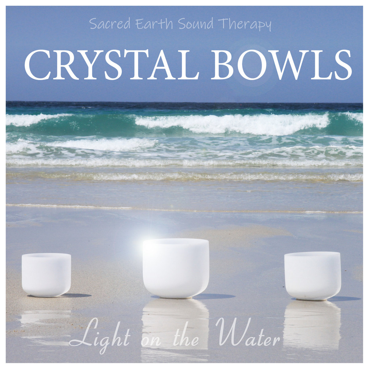 Quartz Crystal Singing Bowls & Ocean Waves | Sacred Earth Sound Therapy