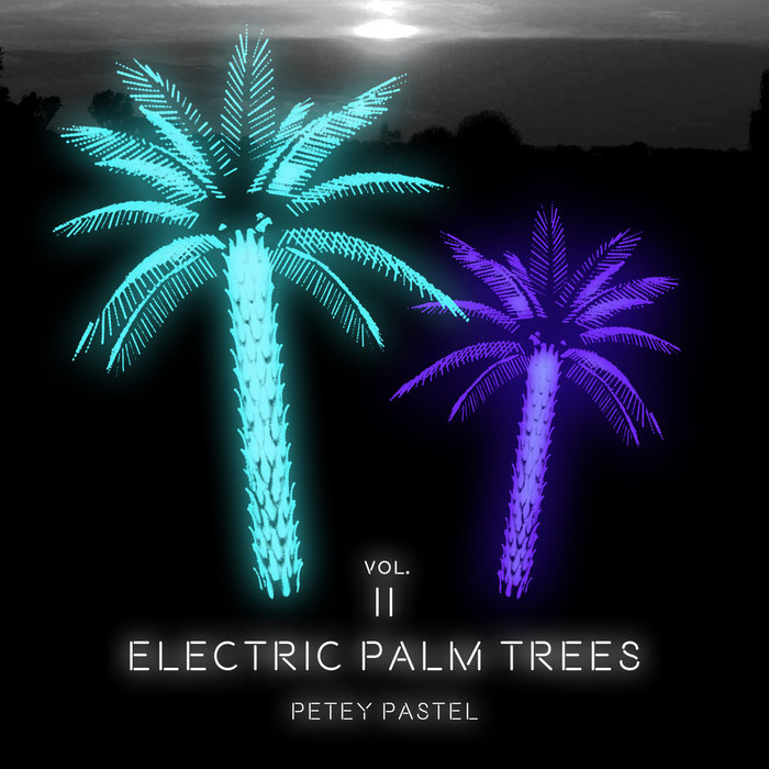 Electric Palm Trees 2 | Pastel Palmtree