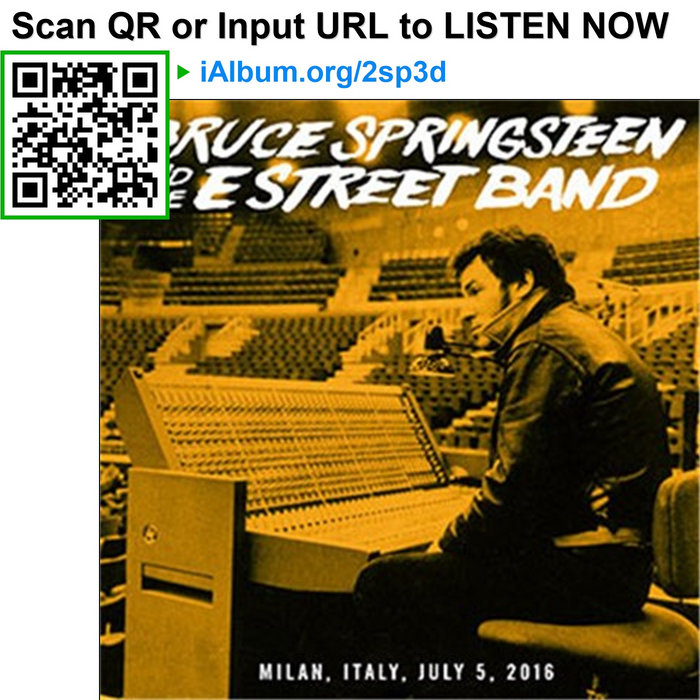 Milan Italy July 5 2016 | Bruce Springsteen & The E-Street Band