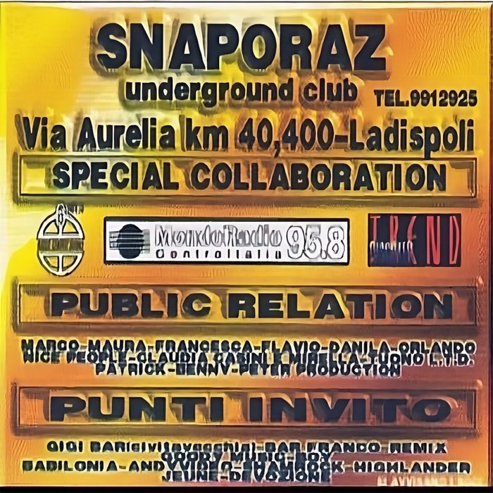 Snaporaz EP | Mauro Tannino, Stefano Di Carlo | Synthetic-Records