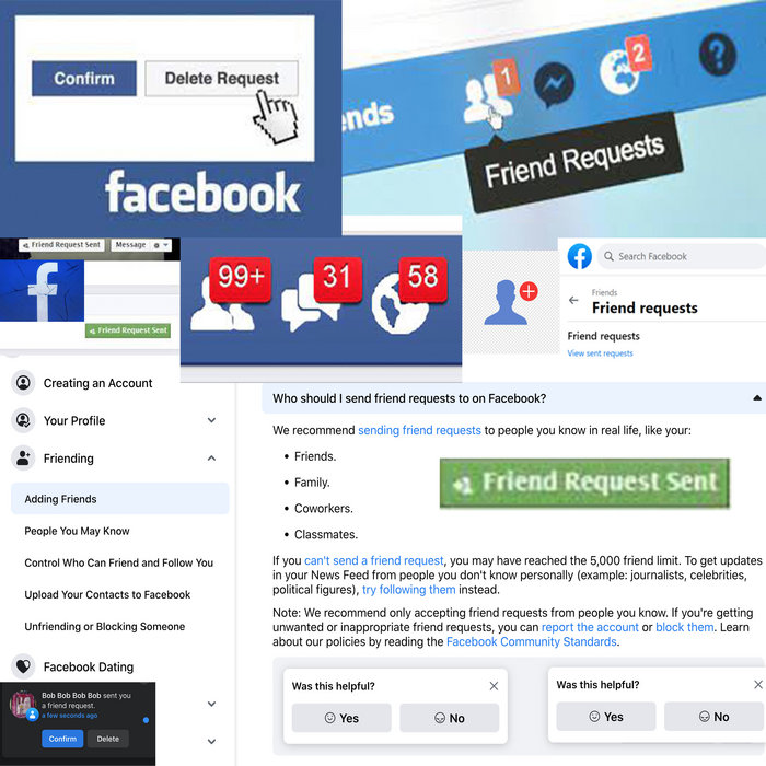 FRIEND REQUEST | FACEBOOK USER | Let's Talk Figures
