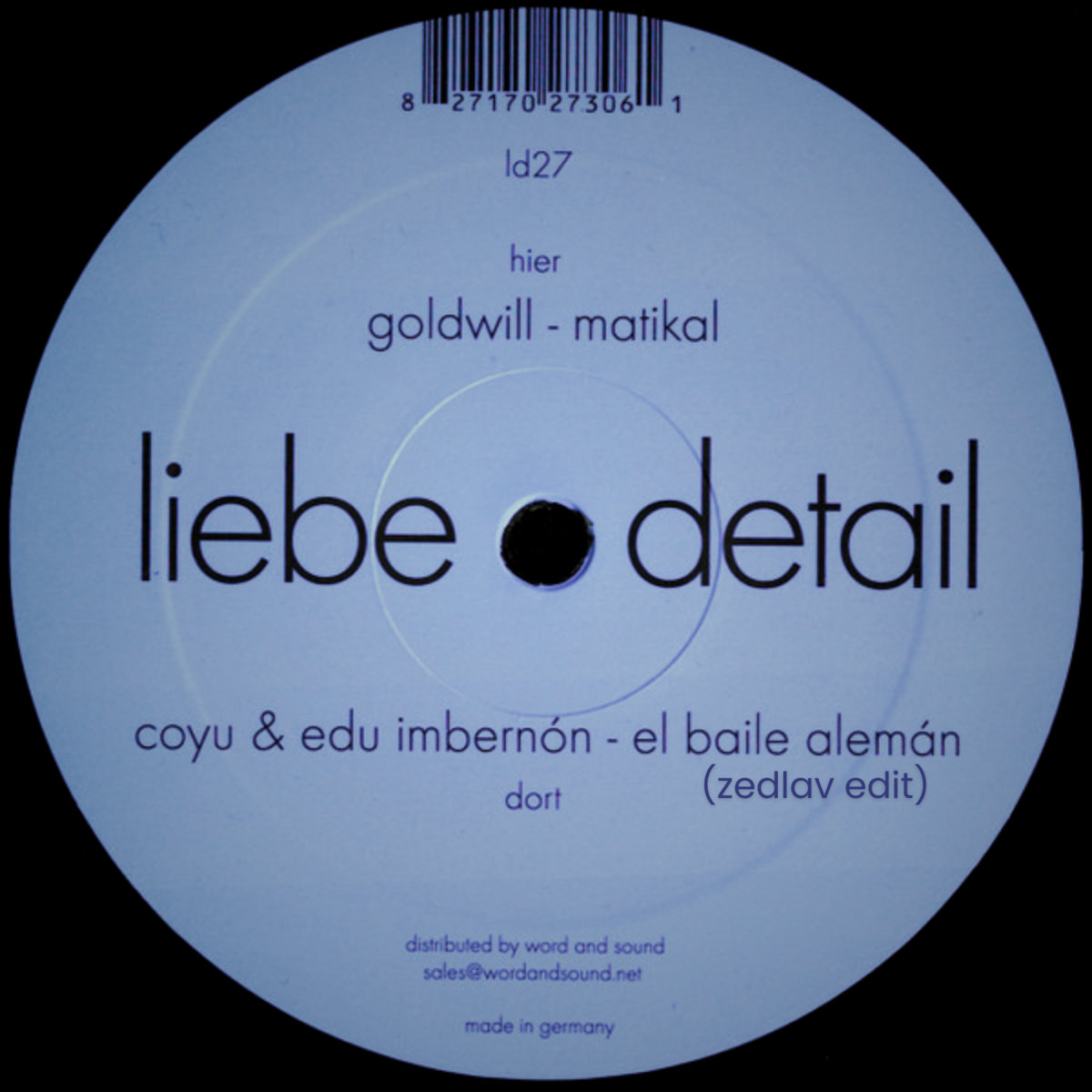 Coyu & Edu Imbernón - El Baile Alemán (Zedlav Edit) | Coyu, Edu ...