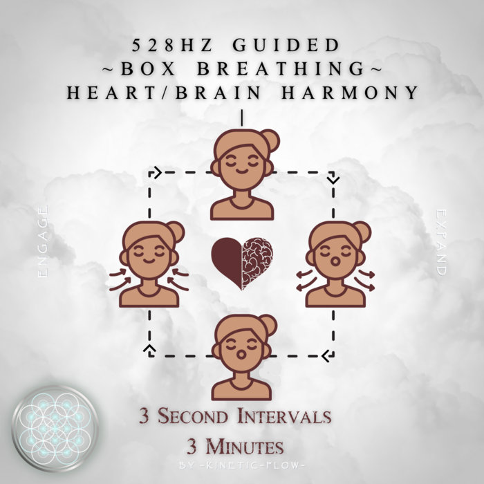 3 Second Intervals | Guided Box Breathing | Heart / Brain Harmony ...