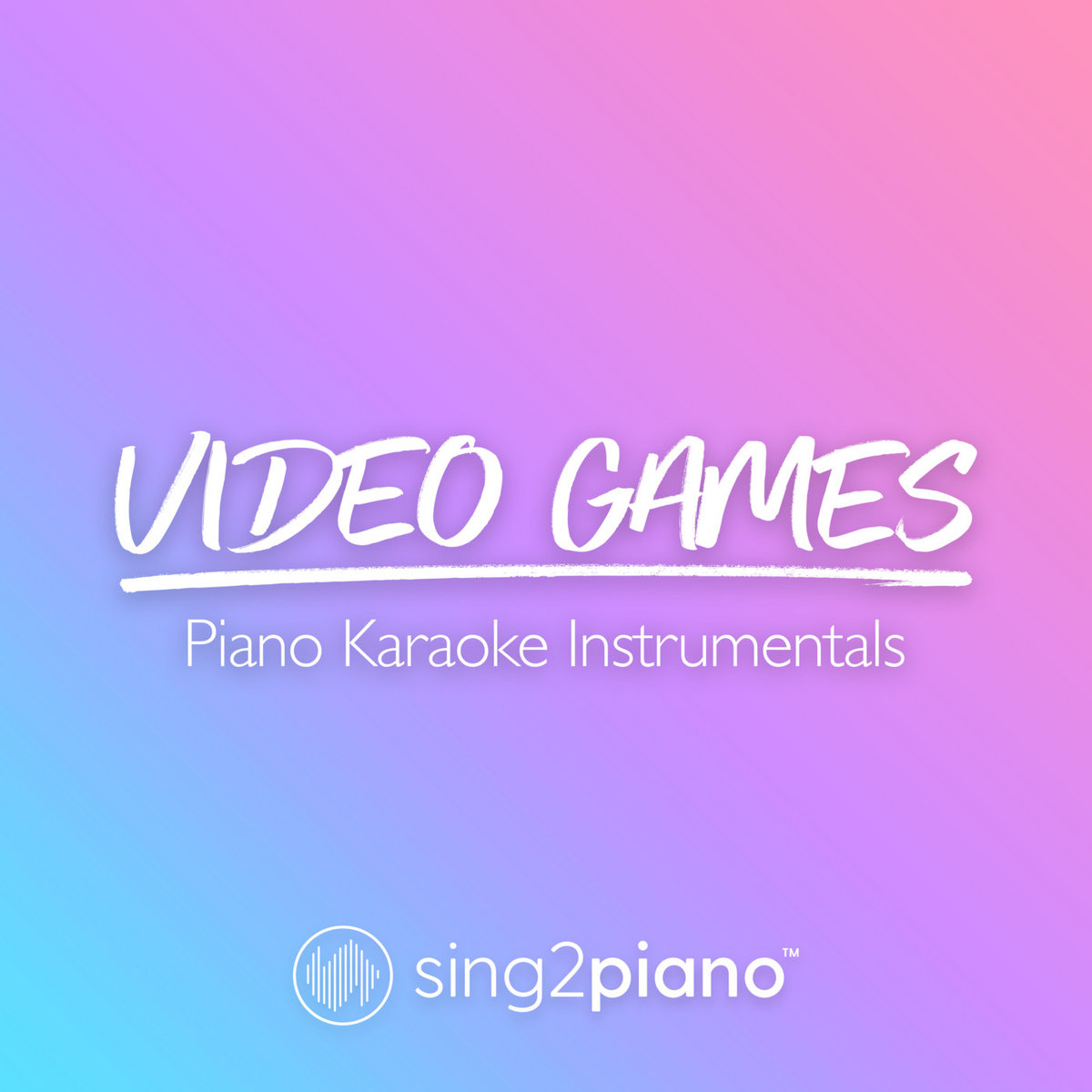 Video Games (Piano Karaoke Instrumentals) | Sing2Piano