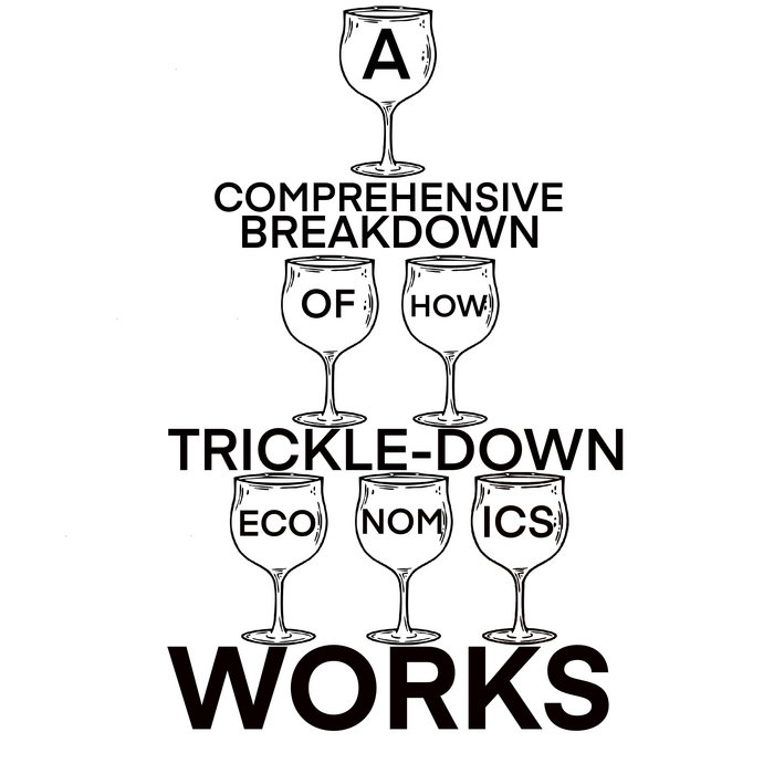 A comprehensive breakdown of how trickle-down economics works | pink suits