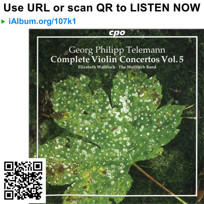 Complete Violin Concertos Vol 3 | Georg Philipp Telemann Elizabeth ...