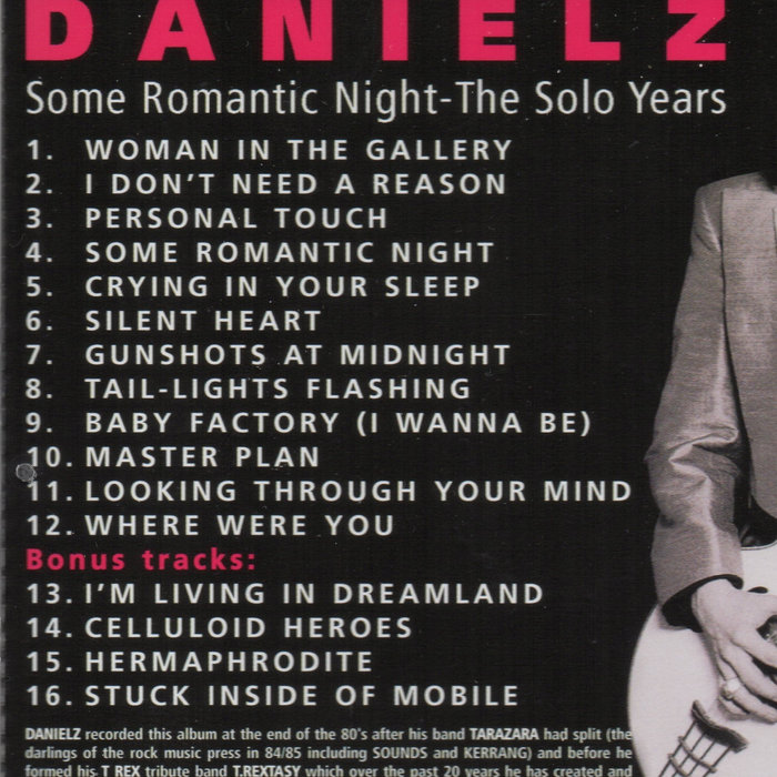Some Romantic Night (Danielz - The Solo Years) | Danielz | Danielz ...