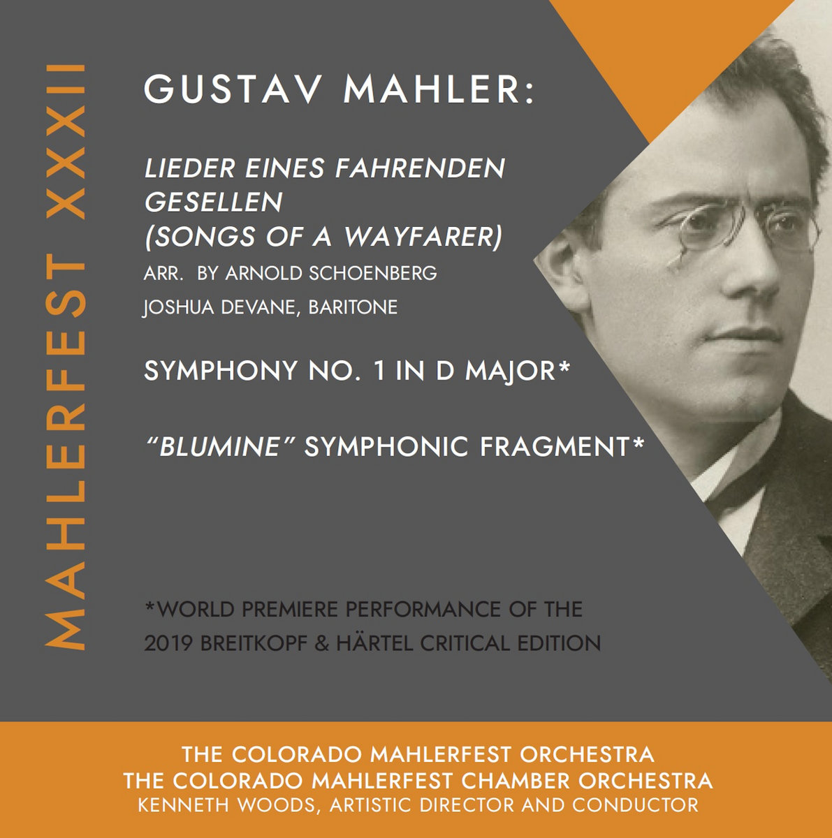 Mahler - Symphony No. 1 - Blumine - Wayfarer: MahlerFest XXXII (2019 ...