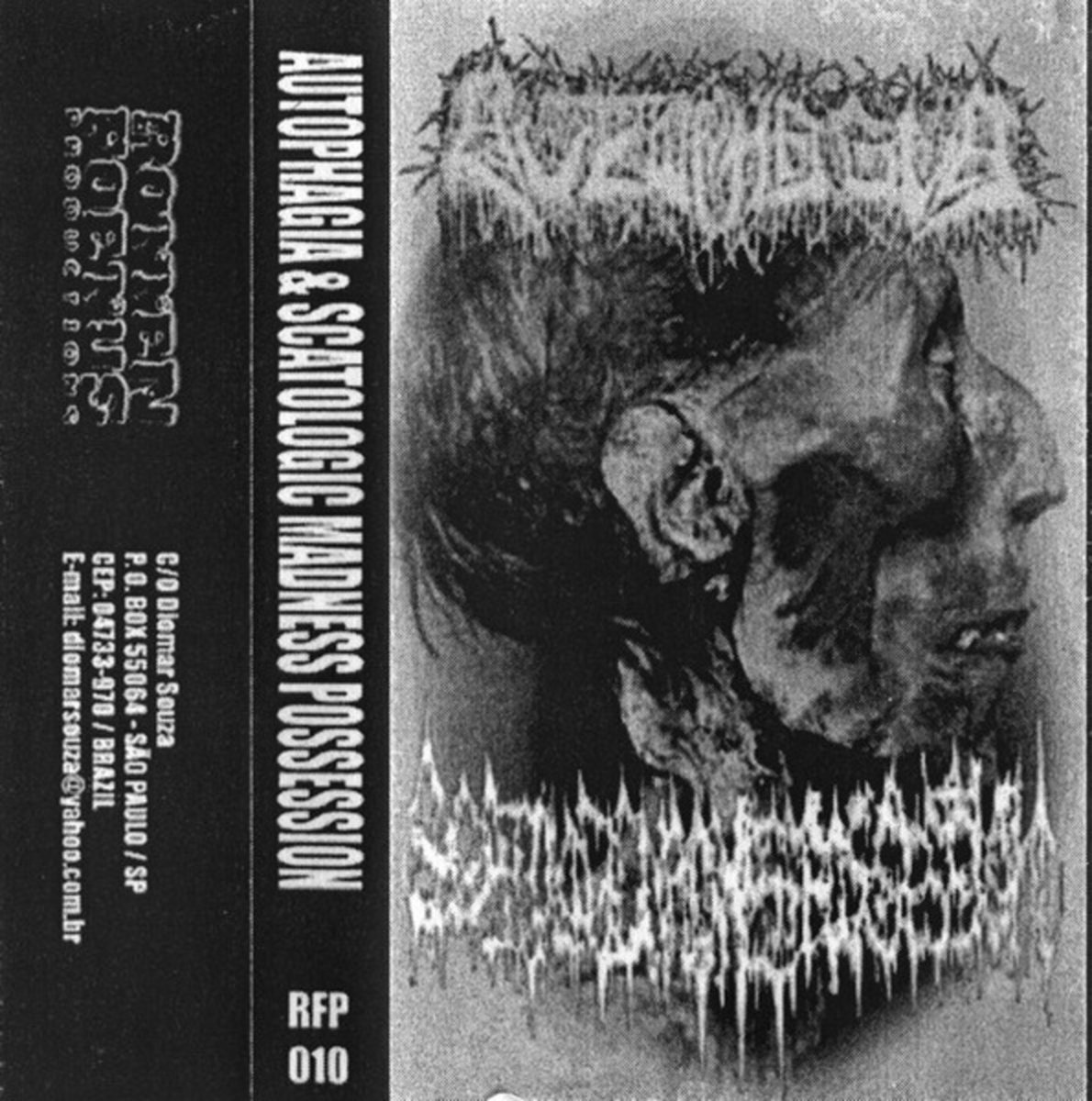 AUTOPHAGIA / SCATOLOGIC MADNESS POSSESSION: Split Tape | Rotten Foetus ...