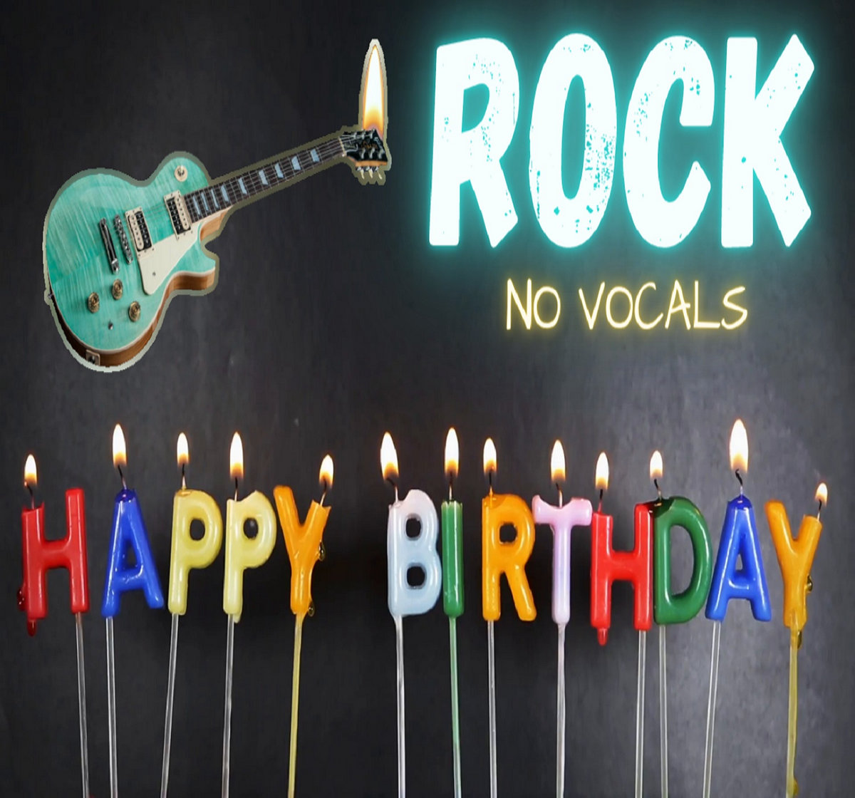 Happy Birthday Rock - No Vocals backing track | Jam BackingTracks
