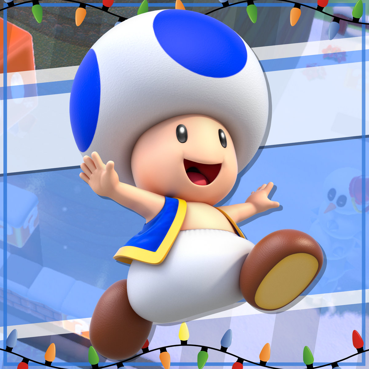 Blue Toad Super Mario 3d World