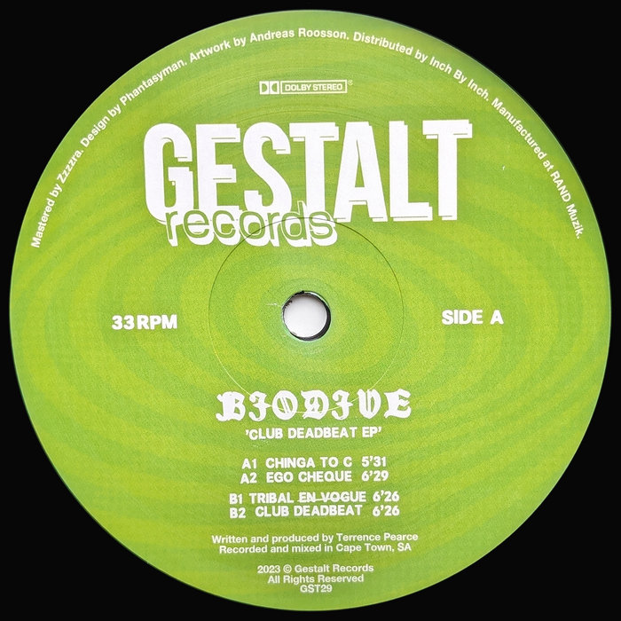 Club Deadbeat (GST29) | Biodive | Gestalt Records