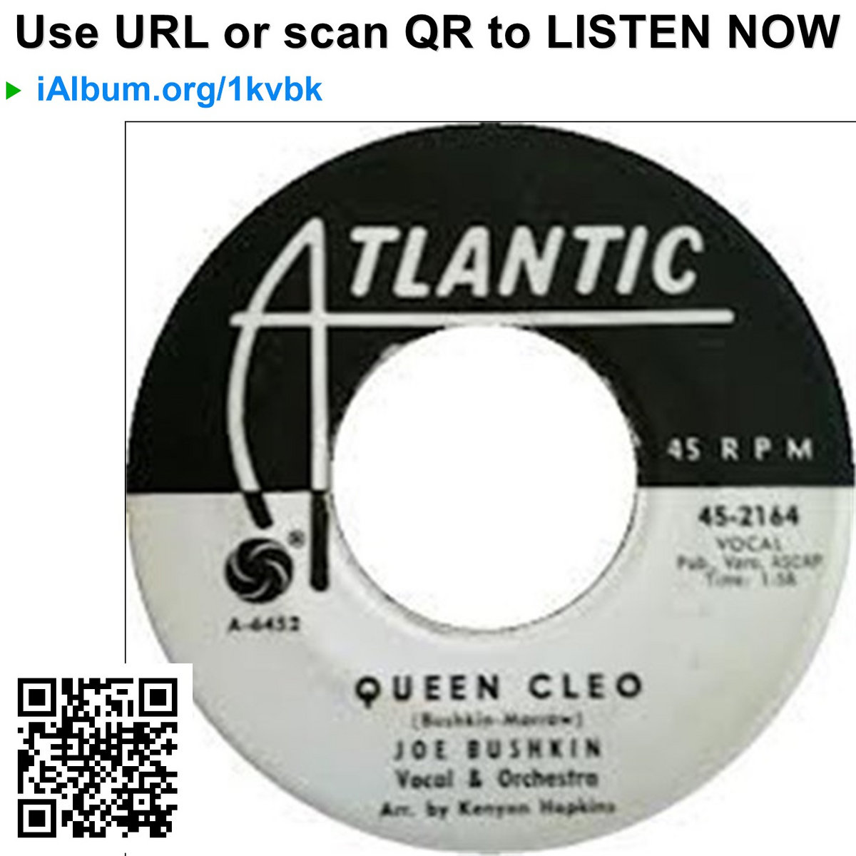 Queen Cleo Hard Candy | Joe Bushkin