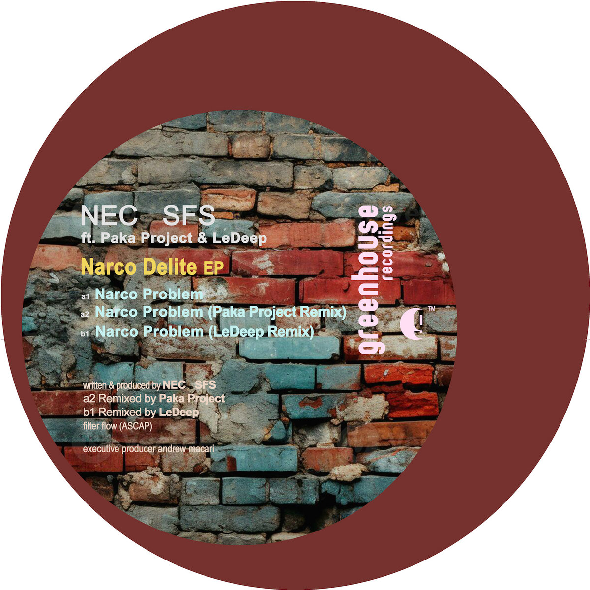 NEC SFS - Narco Delite EP - Greenhouse Recordings | NEC SFS | Andrew ...