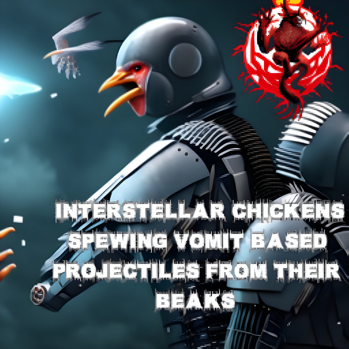 Interstellar Chickens Spewing Vomit-Based Projectiles From Their Beaks ...