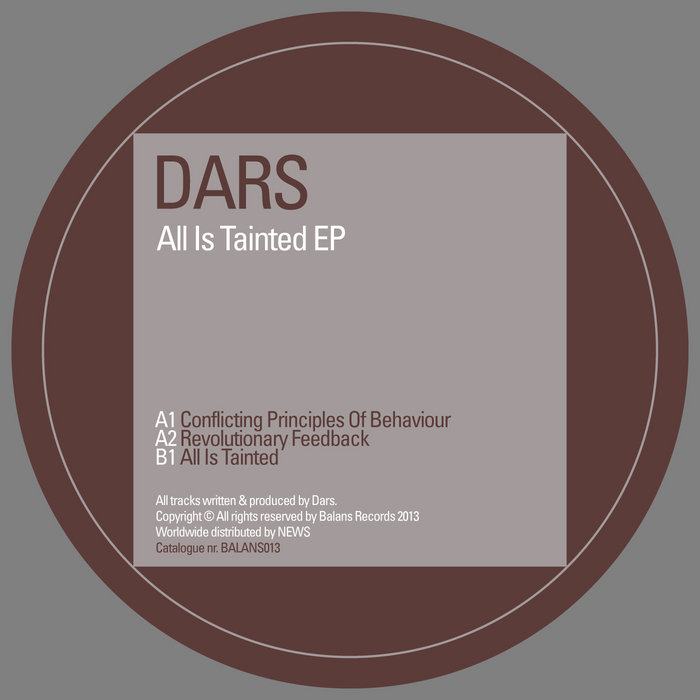 Dars | All Is Tainted | BALANS013 | Dars | Darko Esser, Tripeo ...