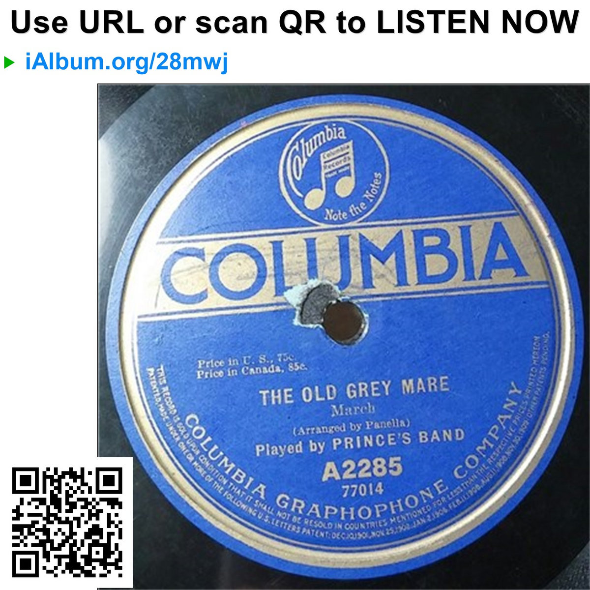 The Old Grey Mare Chamarita | Prince's Band