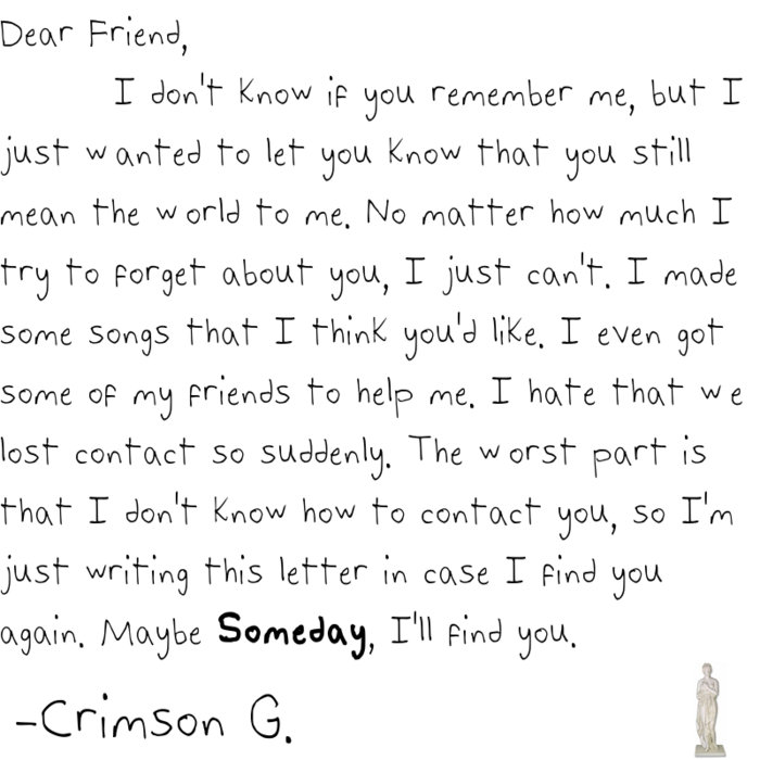 A Letter to an Old Friend | Crimson Gale